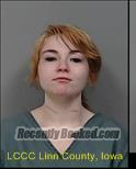 Recent Booking / Mugshot for ALEXIS CALLIE MARIE FRITZ in Linn County, Iowa