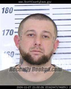 Recent Booking / Mugshot for NICKOLAS LUKE CARMAN in Scott County, Iowa