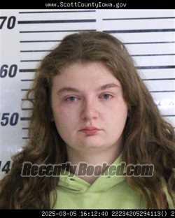 Recent Booking / Mugshot for HAILEY JOY MONTFORD in Scott County, Iowa