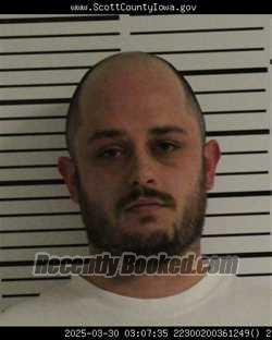 Recent Booking / Mugshot for TREVOR KENNETH LARSON in Scott County, Iowa