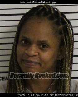 Recent Booking / Mugshot for KWAJA SHABREA BROWN in Scott County, Iowa