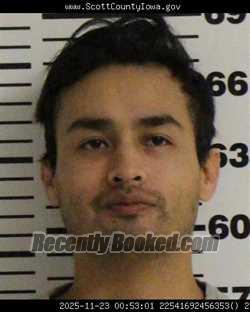 Recent Booking / Mugshot for MIGUEL ANGEL CERVANTES in Scott County, Iowa