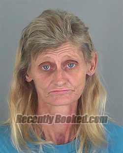 Recent Booking / Mugshot for PATSY ANN TESSNEAR BEVIS in Spartanburg ...