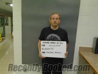 Recent Booking / Mugshot for AUSTIN RAY MESTER in Crawford County, Indiana