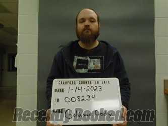 Recent Booking / Mugshot for CODY RAY GOLDMAN in Crawford County, Indiana