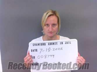 Recent Booking / Mugshot for CARRIE MOORE in Crawford County, Indiana
