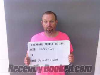 Recent Booking / Mugshot for CHARLES PARROTT in Crawford County, Indiana