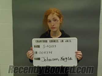 Recent Booking / Mugshot for KAYLA JOHNSON in Crawford County, Indiana