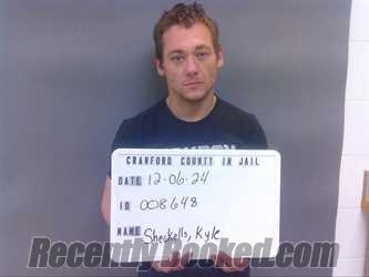 Recent Booking / Mugshot for KYLE ANTHONY SHECKELLS in Crawford County ...