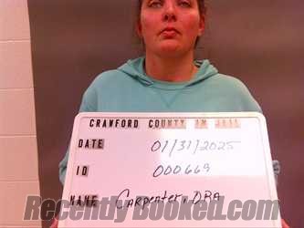 Recent Booking / Mugshot for ORA CARPENTER in Crawford County, Indiana