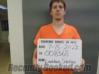 Recent Booking / Mugshot for STEPHEN ALLEN LOVELACE in Crawford County ...