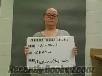 STEPHANIE MASTERSON Arrest Record & Booking Info – Crawford County ...