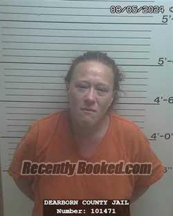 Recent Booking / Mugshot for ASHLEY MARIE MILLER in Dearborn County ...