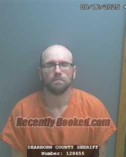 Recent Booking / Mugshot for JAMES GEORGE ZERVOS in Dearborn County ...