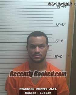Recent Booking / Mugshot for KEMROY ANTHONY MYRIE in Dearborn County, Indiana
