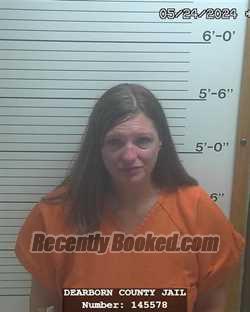 Recent Booking / Mugshot for SARAH ELIZABETH TANNER in Dearborn County ...