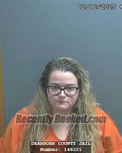 RONNIE JOELENE SHELL Arrest Record & Booking Info – Dearborn County ...