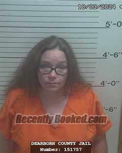 Recent Booking / Mugshot for SAMANTHA JENNIE BALLARD in Dearborn County ...