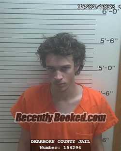 Recent Booking / Mugshot for GAVIN MATTHEW TRAMONTE in Dearborn County ...