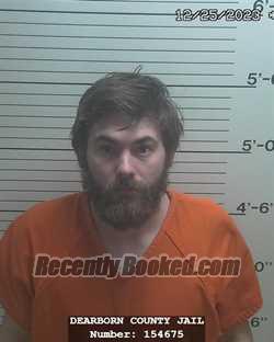 Recent Booking / Mugshot for BRADLEY SEAN THOMPSON in Dearborn County ...