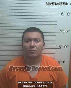 Recent Booking / Mugshot for ALAN JAIR GARCIA in Dearborn County, Indiana
