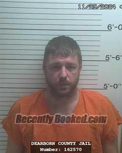 Recent Booking / Mugshot for JOSHUA KENDALL COURTER in Dearborn County ...