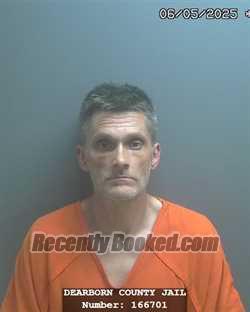 Recent Booking / Mugshot for CLINT BRANDON IRVIN in Dearborn County ...