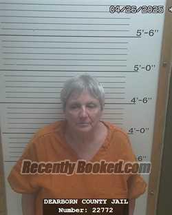 Recent Booking / Mugshot for KATHLEEN ANN RUFF in Dearborn County, Indiana