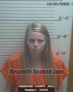 Recent Booking / Mugshot for COURTNEY BELLE WITTE in Dearborn County ...