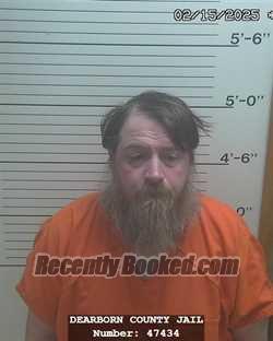 Recent Booking / Mugshot for SEAN AARON NOELL in Dearborn County, Indiana