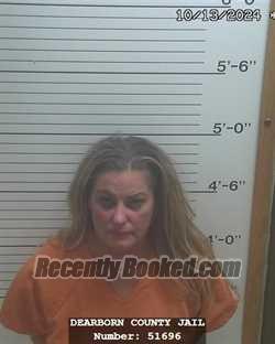 Recent Booking / Mugshot for TIFFANY CAROL STRETCH in Dearborn County ...