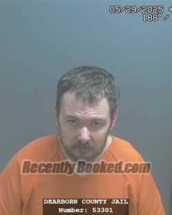 Recent Booking / Mugshot for ROBERT ADAM HESS in Dearborn County, Indiana