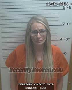 Recent Booking / Mugshot for SARAH KAY SEARCY in Dearborn County, Indiana