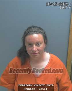 Recent Booking / Mugshot for HEATHER MARIE WATSON in Dearborn County ...