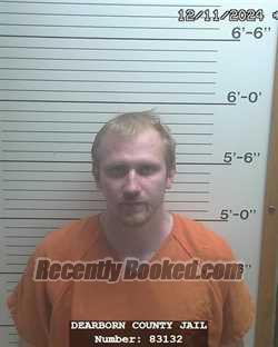 Recent Booking / Mugshot for DANIEL JOSEPH LANNAN in Dearborn County ...