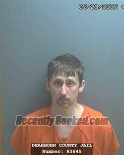 Recent Booking / Mugshot for DAMIAN RYAN OZBUN in Dearborn County, Indiana