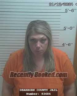 Recent Booking / Mugshot for KRISTEN MARIE EGGERS in Dearborn County ...