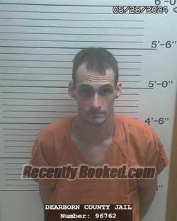 Recent Booking / Mugshot for AARON DAVIS REED in Dearborn County, Indiana