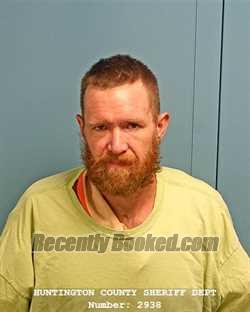 Recent Booking / Mugshot for TRAVIS ROBERT MILLER in Huntington County ...