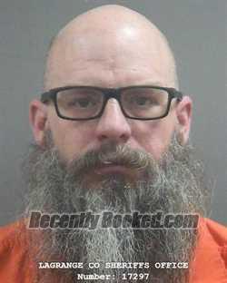 Recent Booking / Mugshot for MATTHEW B COOK in Lagrange County, Indiana