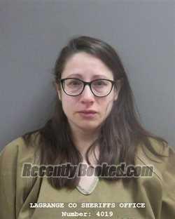 Recent Booking / Mugshot for SKYE MARIE SIMONS in Lagrange County, Indiana