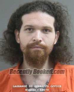 Recent Booking / Mugshot for NATHAN LANCE RINGLER in Lagrange County ...