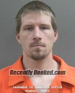 Recent Booking / Mugshot for DARIN LEE DEWITT in Lagrange County, Indiana