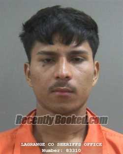 Recent Booking / Mugshot for MILTON NOE CARCAMO GIMENEZ in Lagrange ...