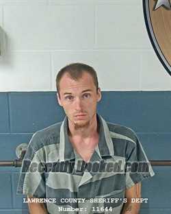 Recent Booking / Mugshot for CODY LEE RILEY in Lawrence County, Indiana