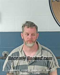 Recent Booking / Mugshot for WILLIAM CORY THOMPSON in Lawrence County ...