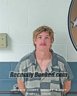 Recent Booking / Mugshot for THADDEUS DRAKE THOMPSON in Lawrence County ...