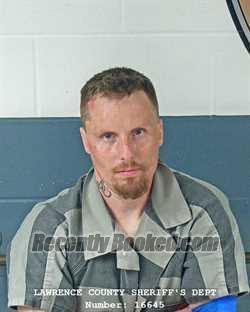 Recent Booking / Mugshot for RICKY DAVID TERRELL in Lawrence County ...