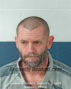 Recent Booking / Mugshot for JEFFREY SHANE CROWDER in Lawrence County ...