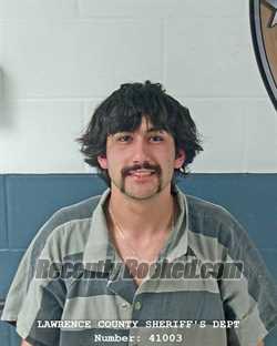 Recent Booking / Mugshot for NIKOLAS SCOTT BLEVINS in Lawrence County ...